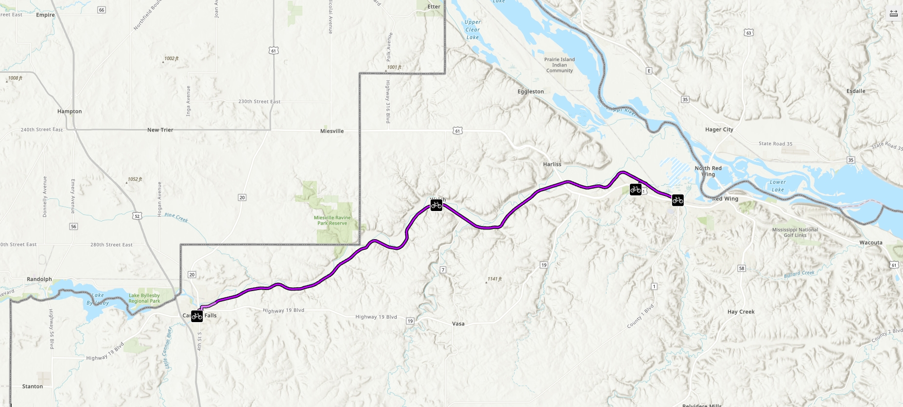Interactive Trail Mobile App - Cannon Valley Trail